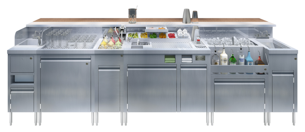 EuroBar Underbar Cocktail Station - Bar Station