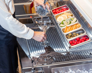 EuroBar Underbar Cocktail Station Features